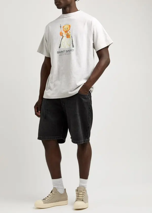 SAINT MXXXXXX Saint Sport Printed Cotton T-shirt