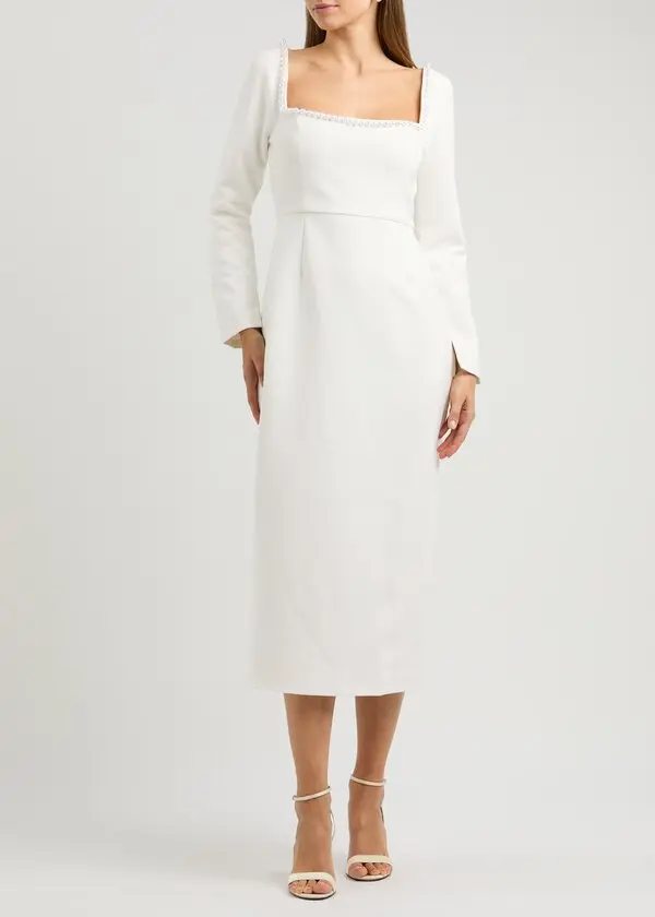 Oddmuse Embellished Midi Dress