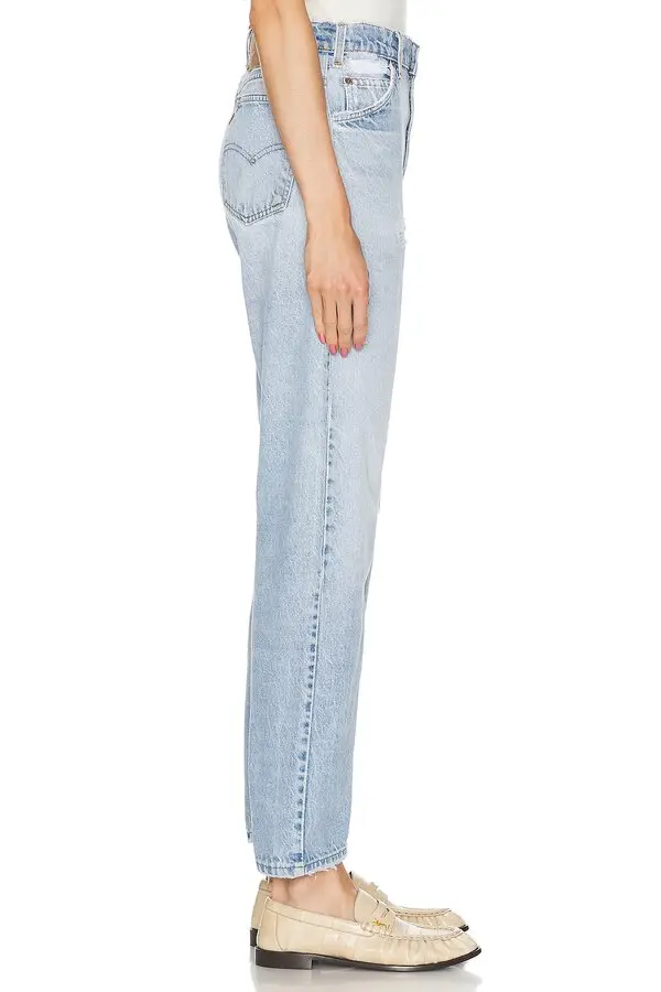 ALIGRACE Classic Relaxed Customs Straight Jeans In Denim - Light