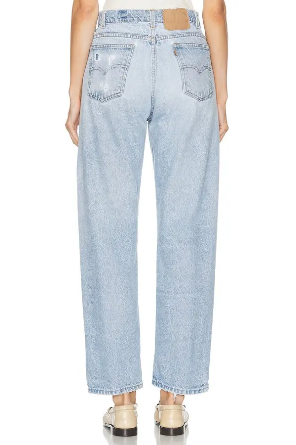 ALIGRACE Classic Relaxed Customs Straight Jeans In Denim - Light