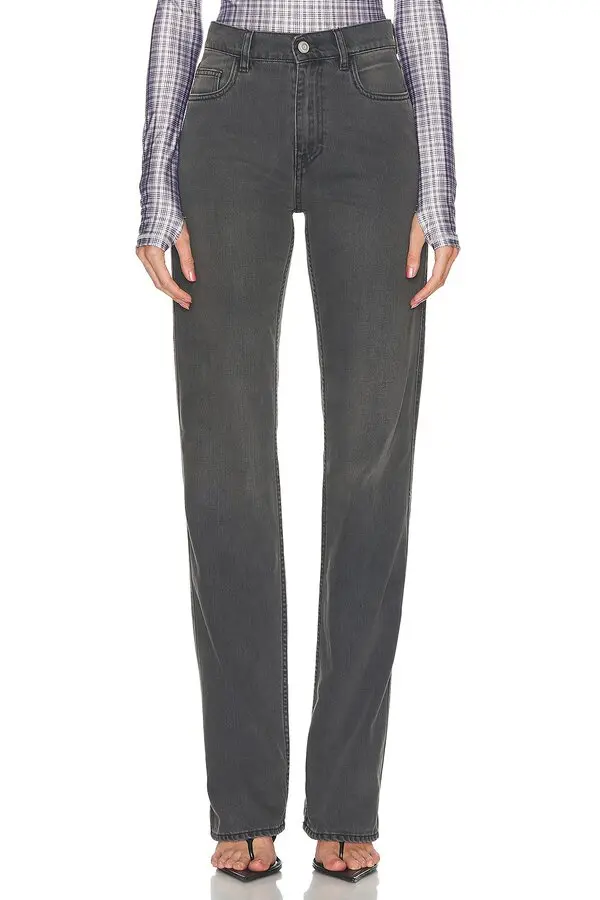 Coperni Straight Leg Jeans - Grey