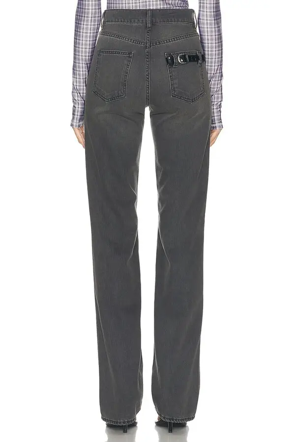 Coperni Straight Leg Jeans - Grey