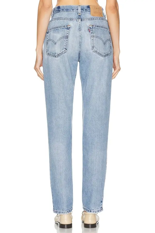 ALIGRACE Vintage High Rise Slim Straight Jeans