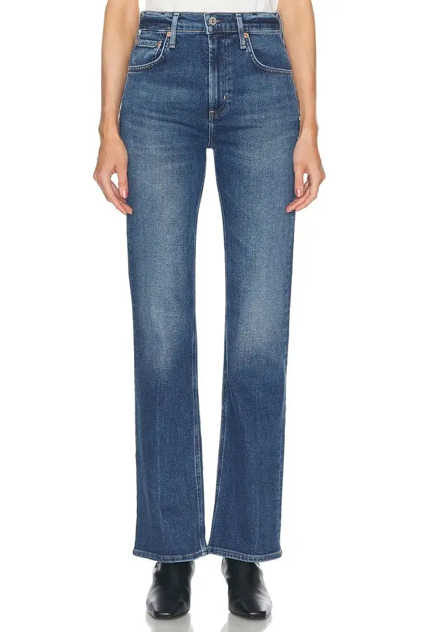 Citizens Of Humanity Vidia Mid Rise Boot Jeans - Abalone
