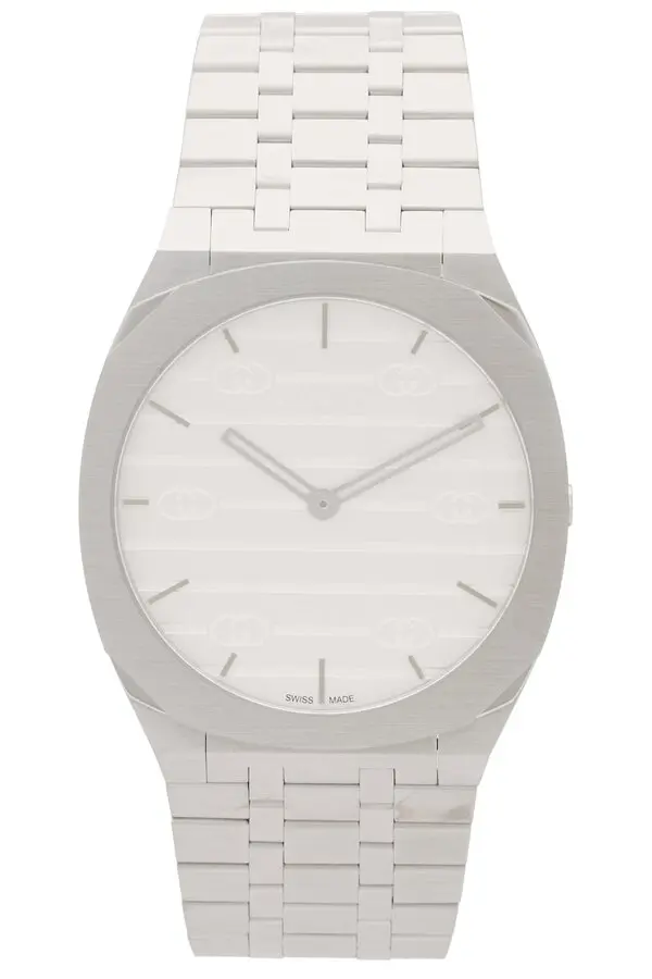 Gucci 25h 38mm Bracelet Watch - Silver