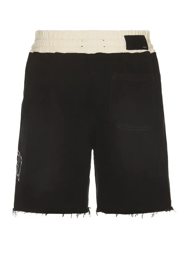 Amiri Vintage Collegiate Short In Black - 50% Off | Editorialist