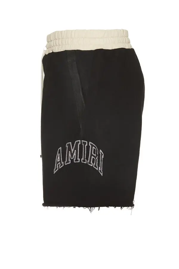Amiri Vintage Collegiate Short In Black - 50% Off | Editorialist