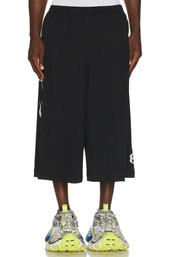 Balenciaga Baggy Shorts In Black - 55% Off | Editorialist