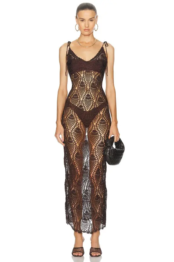 crochet dress india Buy CROCHET FASHION TRENDS - Exclusive Black Crochet Dress - Made to Order  Online in India