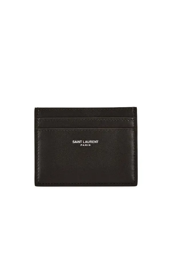 Saint Laurent Credit Card Case In Army