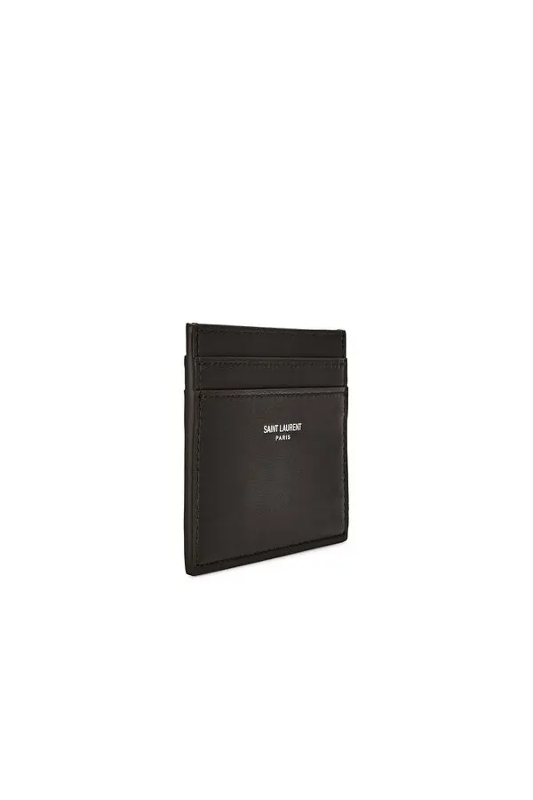 Saint Laurent Credit Card Case In Army