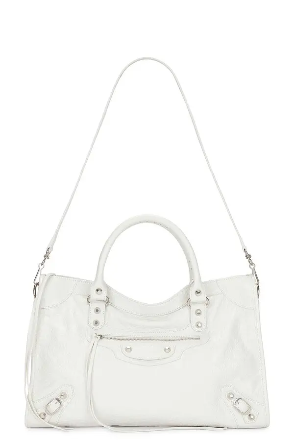 Balenciaga Le City Medium Bag - Optic White