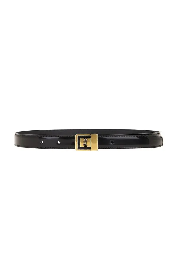 Saint Laurent Boucle La 66 Belt - Nero