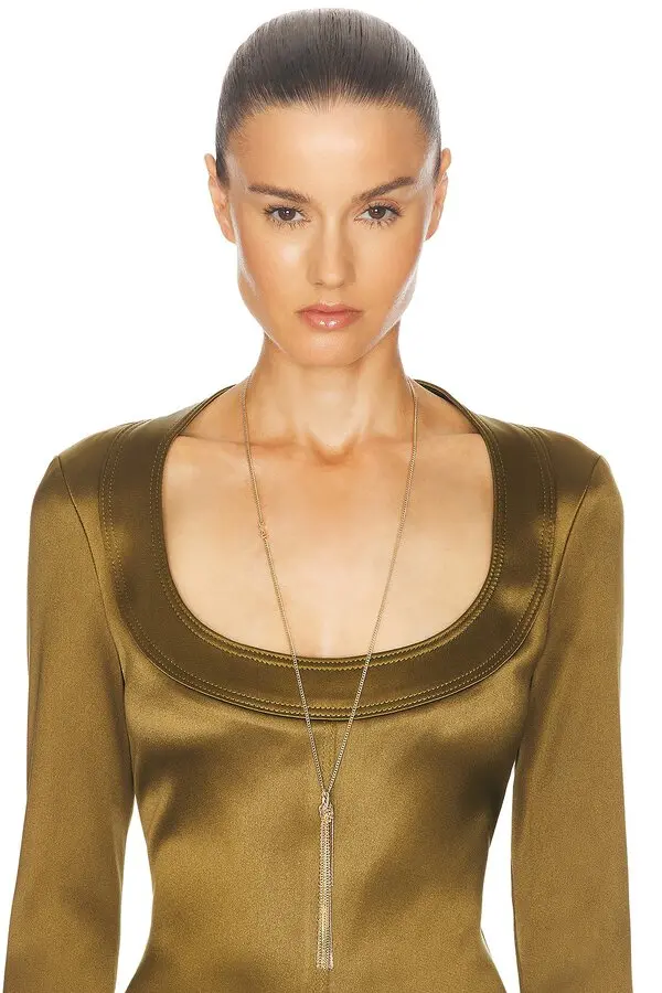 Saint Laurent - Long Tassel Necklace