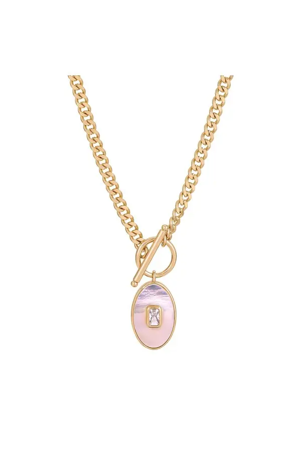 LEEADA Juno Pendant Necklace - Pink