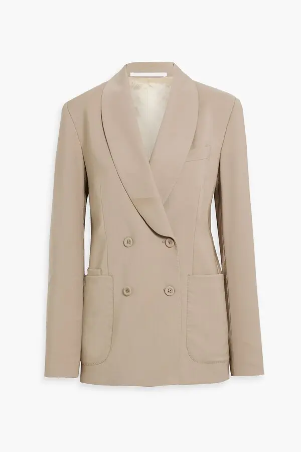 Officine Générale Johanne Double-breasted Wool Blazer
