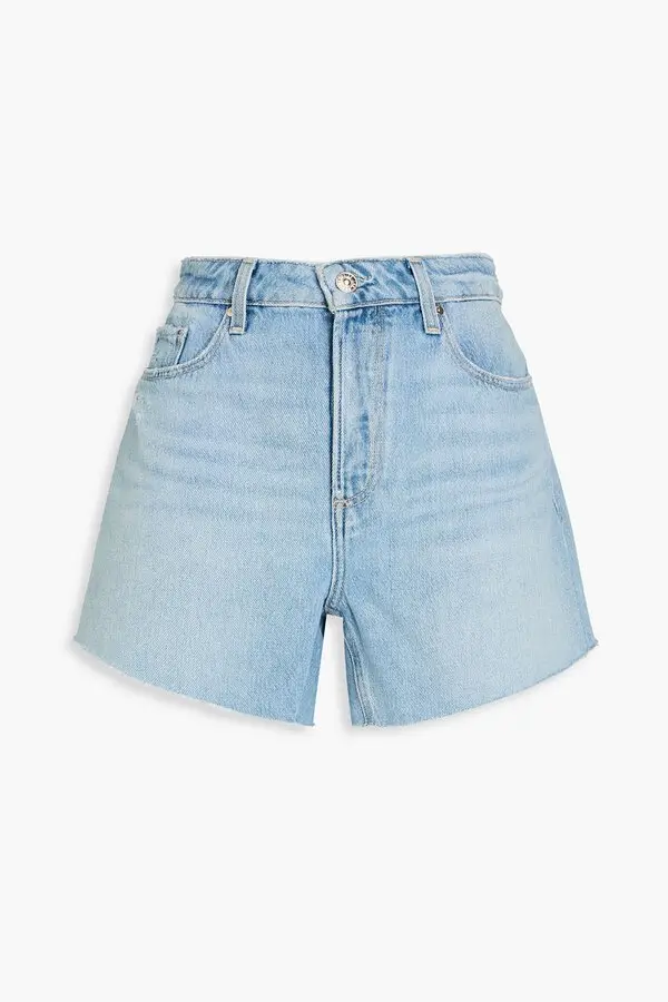 Paige Noella Distressed Denim Shorts