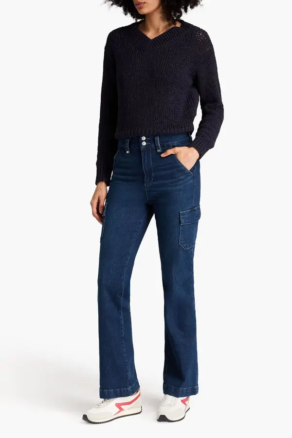 Paige Dion High-rise Flared Jeans