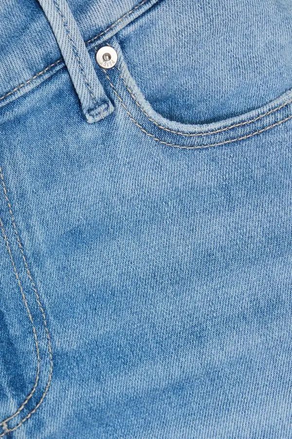 Paige Genevieve Mid-rise Flared Jeans