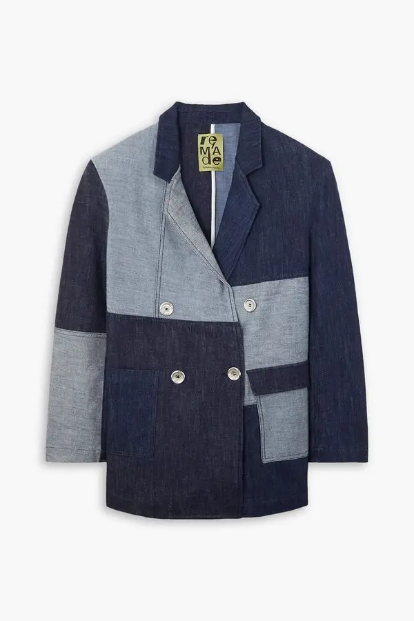 MARQUES' ALMEIDA Rem'ade Double-breasted Denim Blazer