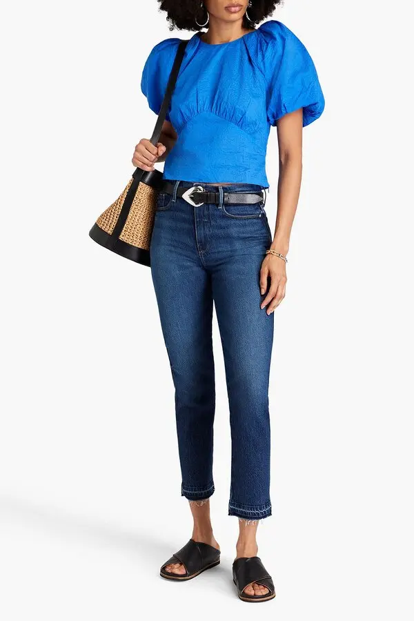 FRAME Le Sylvie Cropped Straight-leg Jeans