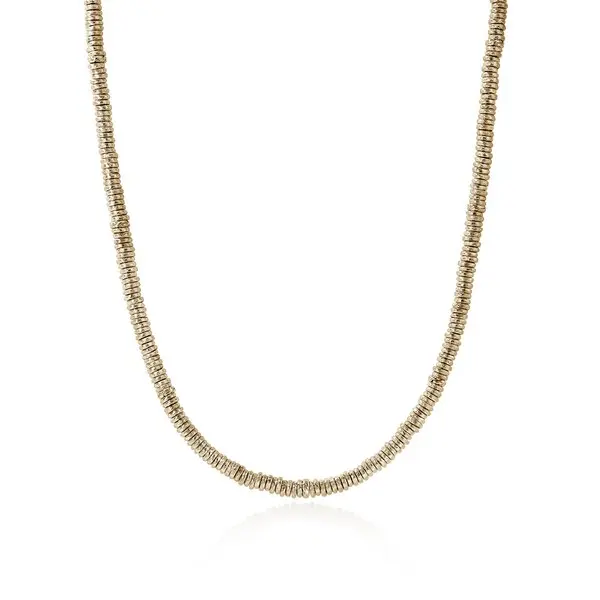 John Hardy Heishi Beaded Necklace - Gold