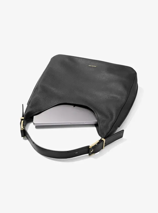 Michael Kors Nolita Large Hobo Shoulder Bag - Black
