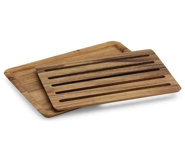 IRONWOOD Bread Board And Crumb Catcher