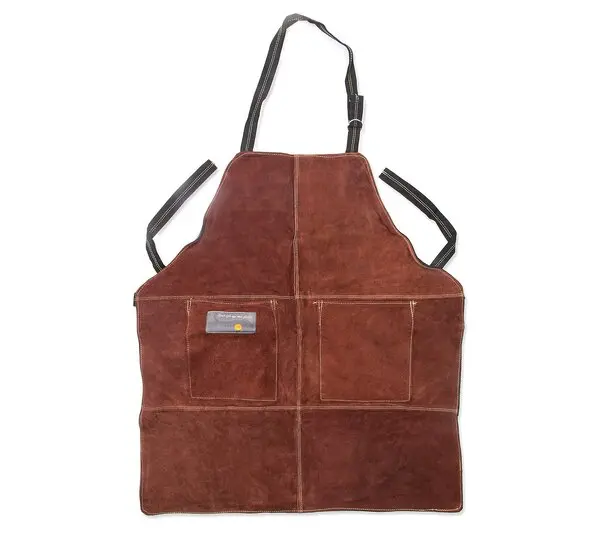 OUTSET Leather Grill Apron - One-color