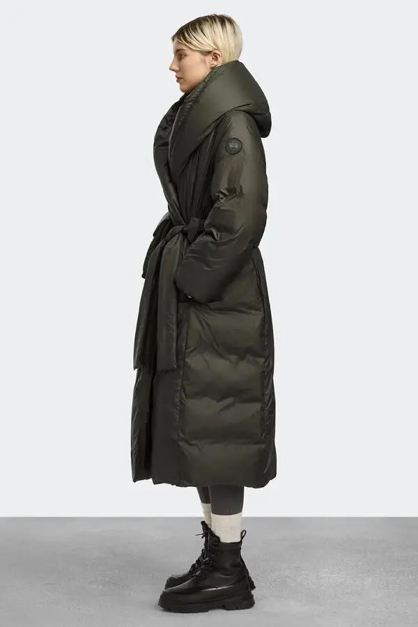 Canada Goose Elie Blanket Wrap Coat - Volcano