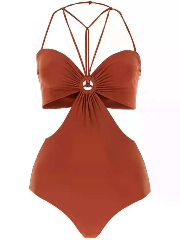 NENSI DOJAKA Burora Swimsuit - Brown