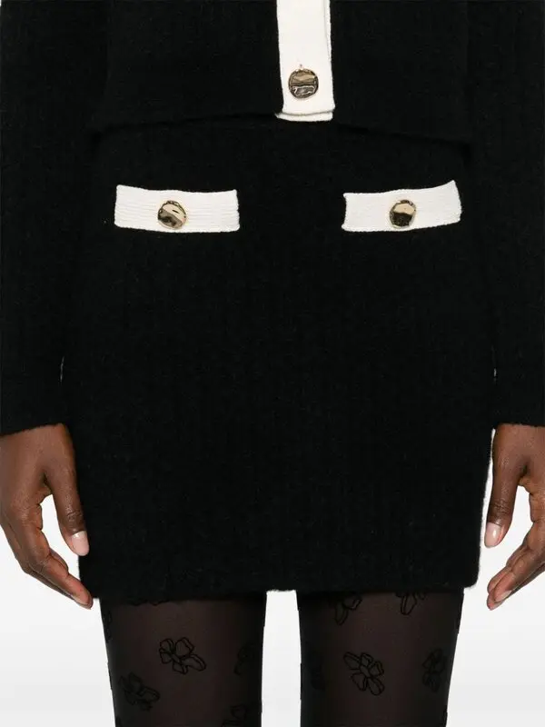 SELF-PORTRAIT Knitted Mini Skirt