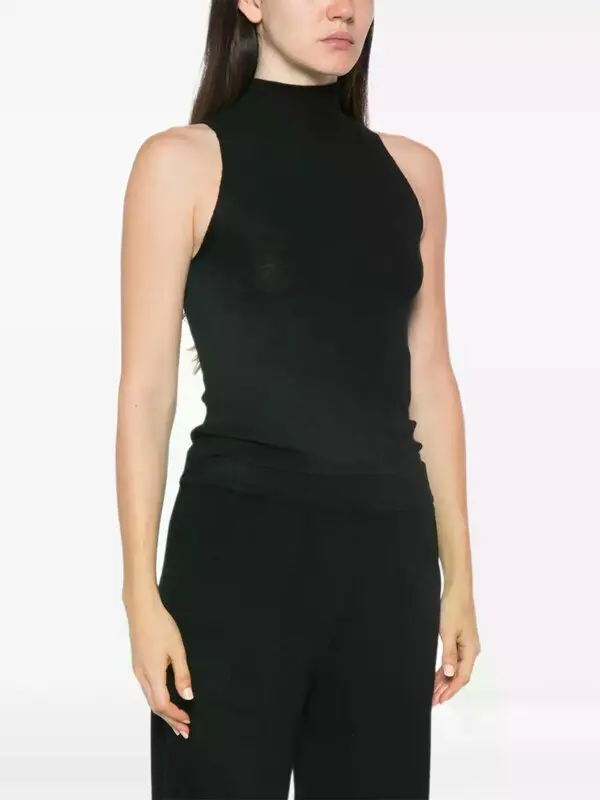 Eric Bompard Knitted Vest - Black