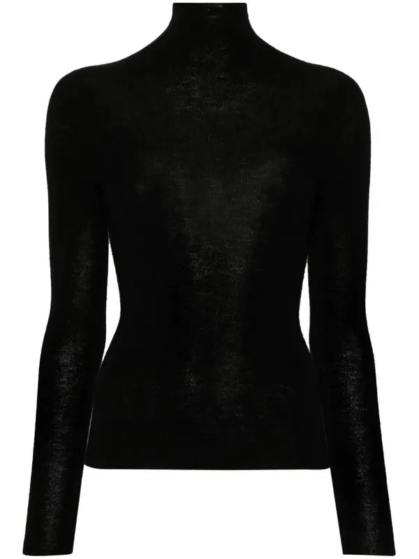Eric Bompard Seamless Extrafine Roll-neck Sweater