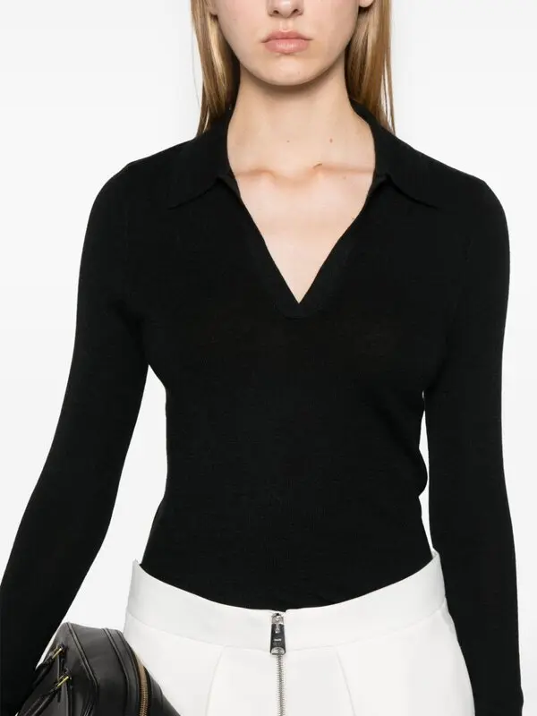 Eric Bompard Knitted Polo Top