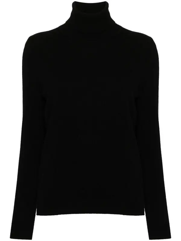 Eric Bompard Classic Turtleneck Sweater - Black