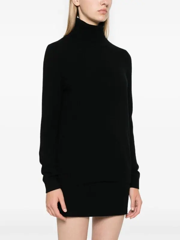 Eric Bompard Classic Turtleneck Sweater - Black