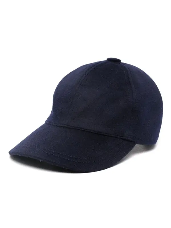 Eric Bompard Logo-embroidered Cap - Blue