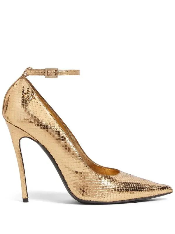 Dsquared2 Snakeskin-effect Leather Pumps