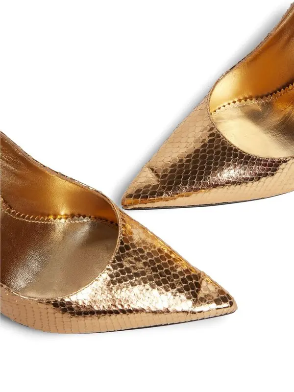 Dsquared2 Snakeskin-effect Leather Pumps