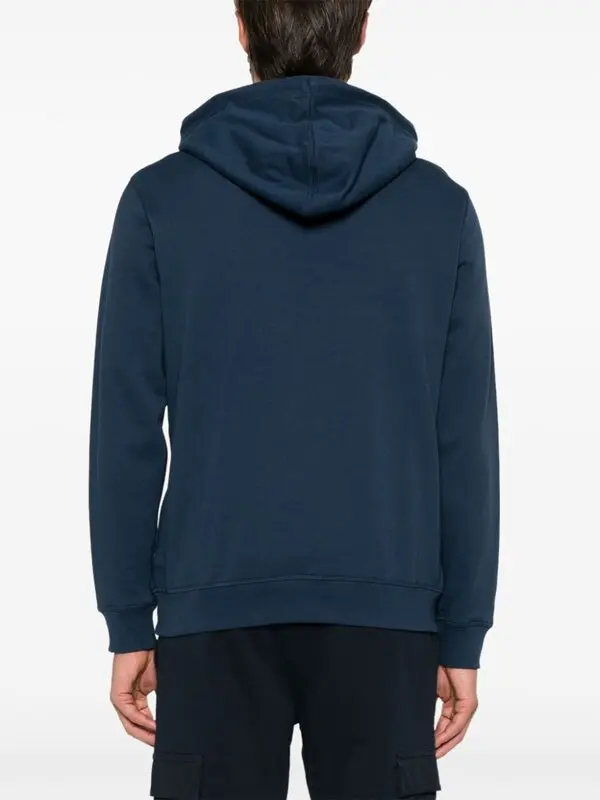 BOSS Logo Patch Cotton Hoodie