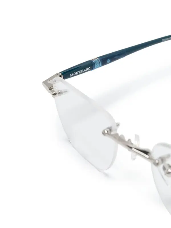 Montblanc Rimless Square-frame Eyeglasses