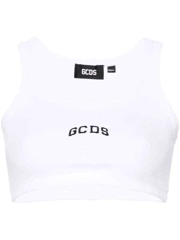 Gcds Logo Bra Top - White