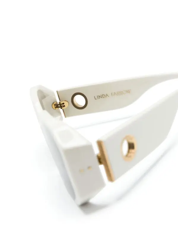 Linda Farrow Bailey Geometric-frame Sunglasses