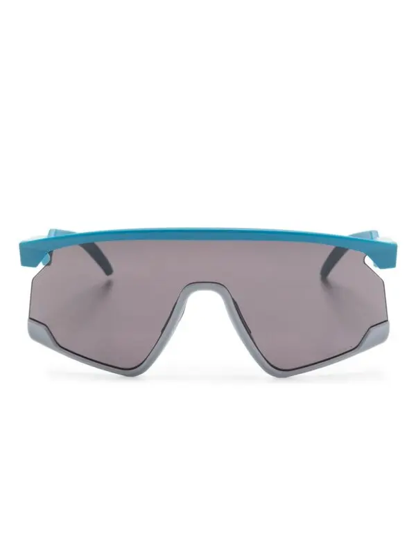 Oakley Bxtr Shield-frame Sunglasses - Blue