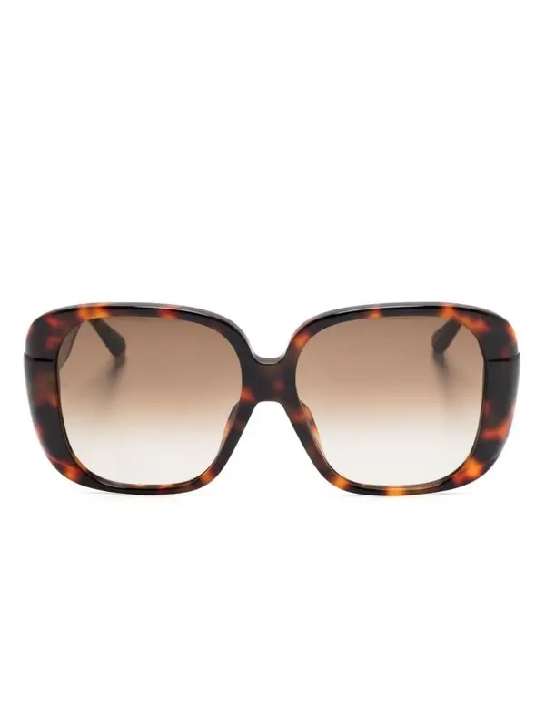 Linda Farrow Mima Sunglasses - Brown
