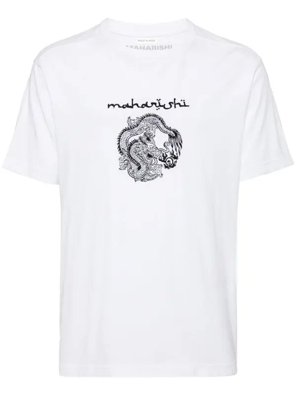 MAHARISHI Thar Dragon-embroidered T-shirt