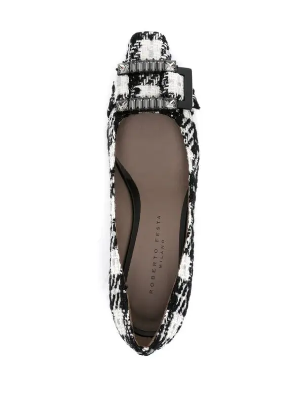 Roberto Festa 65mm Tweed Pumps
