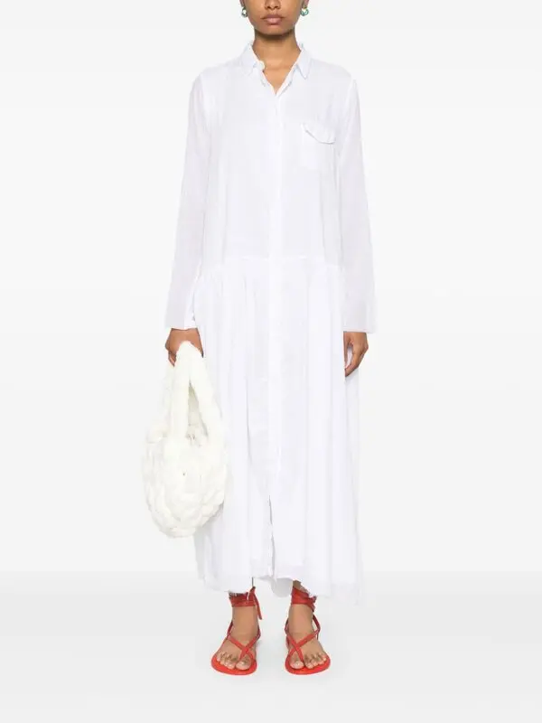 Kristensen Du Nord Cotton Maxi Shirt Dress