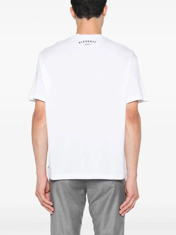 Eleventy Logo-print T-shirt